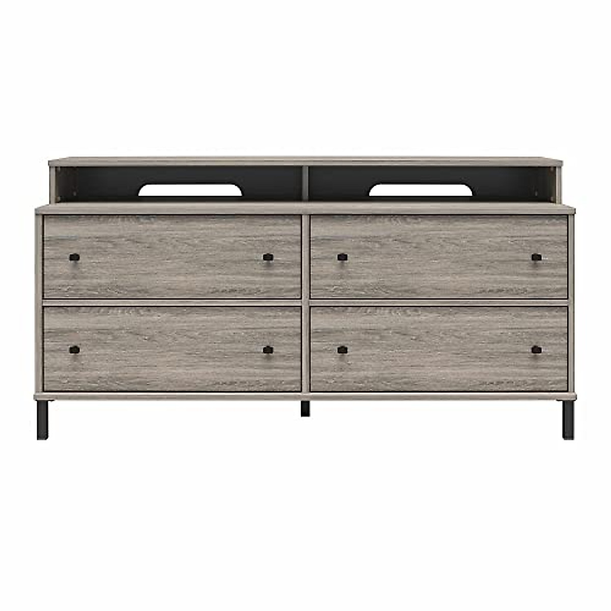 Ameriwood Home Kalissa Media Dresser for TVs up to 50", Gray Oak