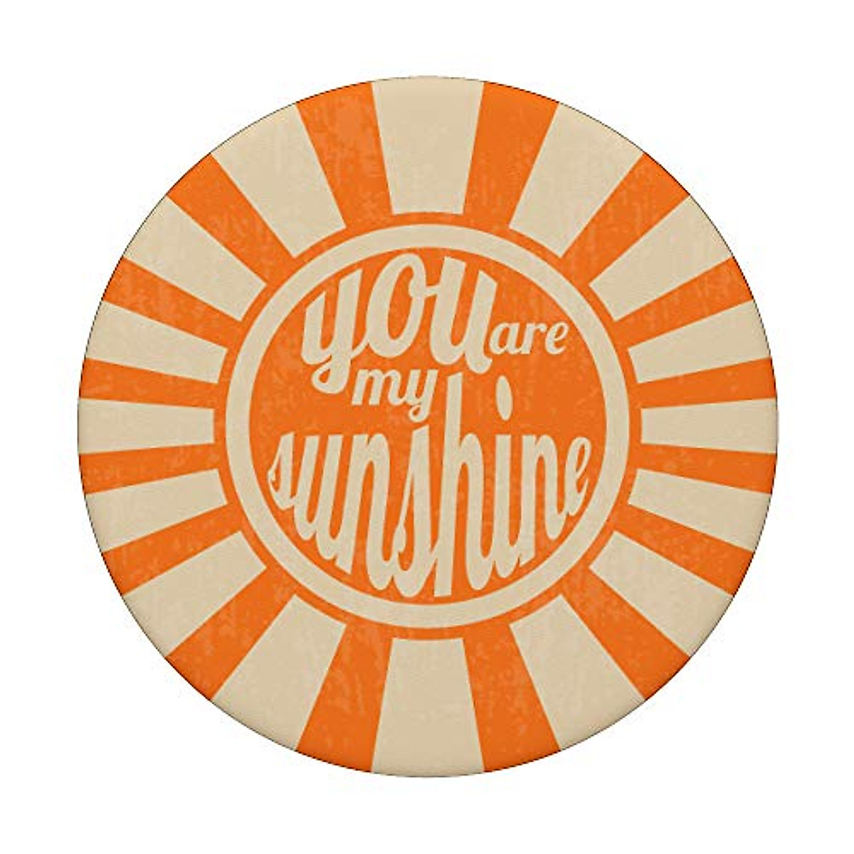 Retro You are my Sunshine PopSockets PopGrip: Swappable Grip for Phones & Tablets
