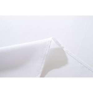 Craft And Party 10 Pack Rectangle Tablecloth, 90 x 132 Inch White Tablecloth, 8ft Rectangle Table Cloth, Polyester Fabric Washable Tablecloth for Home, Party, Wedding or Restaurant Use.