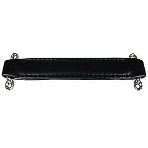 Penn Elcom H1008 Leather Style Replacement Strap Handle, Black with Black Stitching