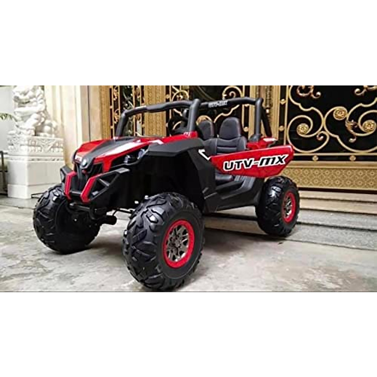 4X4 2022 Upgraded Kids Electric Ride on car RC Remote Power Wheel 24v XL Buggy Style Kids Ride on car RZR 2 Adjustable seats 24VOLT Rubber Tires Holds 160 lb mp3 Bluetooth 9 mph