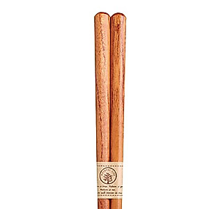 Yamako 887163 Chopsticks Natural Wood Oval Made in Japan