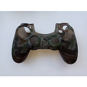 Hikfly Silicone Gel Controller Cover Skin Protector Compatible for PS4/PS4 Slim/PS4 Pro Controller (1 x Controller Cover with 8 x FPS Pro Thumb Grip Caps)(Grey)