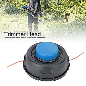 TOPINCN Trimmer Head Plastic Strimmer Brush Cutter Replacement Fit for T35 Garden Lawn Mower Use 4.5X2.4in