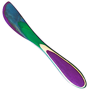 Totally Bamboo Baltique Mumbai Collection 8" Spreading Knife in Colored Birch Wood