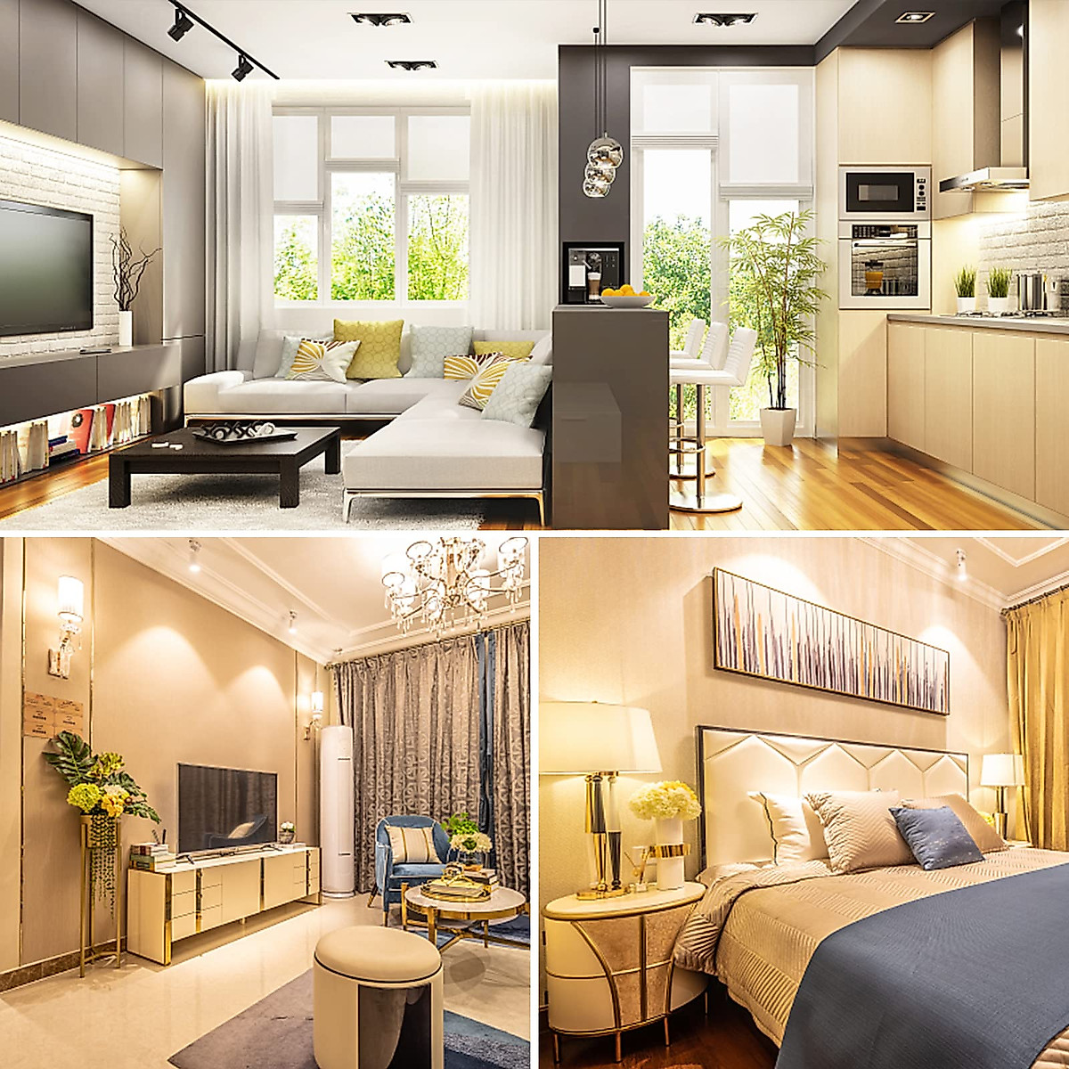 ETUOLMP GU10 Halogen Light Bulbs 2 Pin, 6 Pack GU10 Bulb Warm White, Dimmable GU10+C 120V 50W Bulb for Wax Warmer Bulbs, Track Light Bulbs, Range Hood Light Bulbs, Candle Warmer Light Bulbs