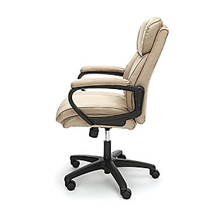 OFM ESS Collection Plush Microfiber Office Chair, in Tan (ESS-3082-TAN)