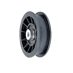 RINGMASH (New Flat Idler Pulley 539110311 Compatible with Husqvarna 3.5" Diameter CZ RZ Series 539-110311 for Your Lawn Mower