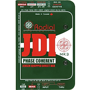 Radial Engineering R8001010JDI Single-Channel Passive Direct Box with Jensen Transformer