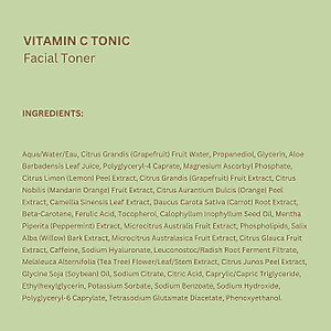 Pixi Vitamin-C Tonic,Brightening & Soothing Facial Toner, Boost Skin Luminosity, Infused with Vitamin-C & Ferulic Acid, Alcohol Free Daily Toner, 100ml / 3.4fl oz