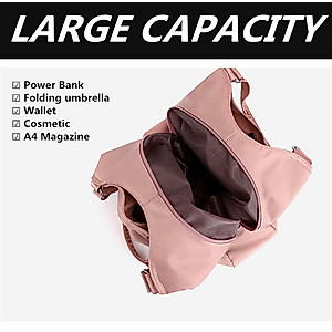 Shoulder Bag Fashion Handbags Lightweight Sling Bag Casual Purse Large Crossbody Bag for Women (Purple)