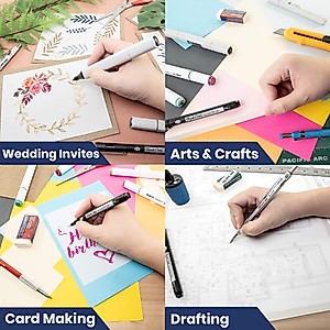 Pacific Arc Drafting Vellum Sheets, 10-Sheets 11 x 17 inches Paper Rag Vellum