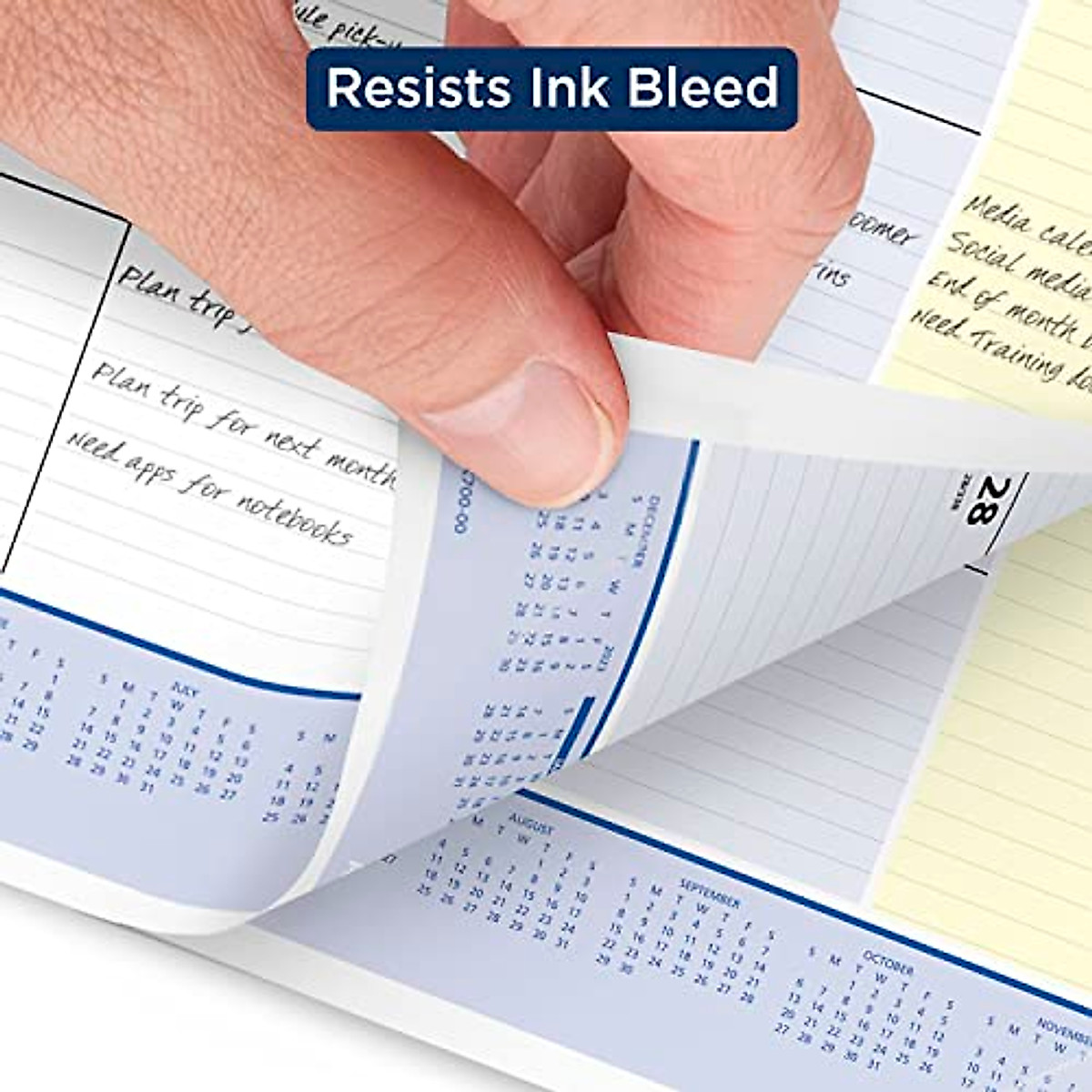 AT-A-GLANCE 2024 Desk Calendar, Monthly Desk Pad, 22" x 17", Standard, QuickNotes (SK7000024)