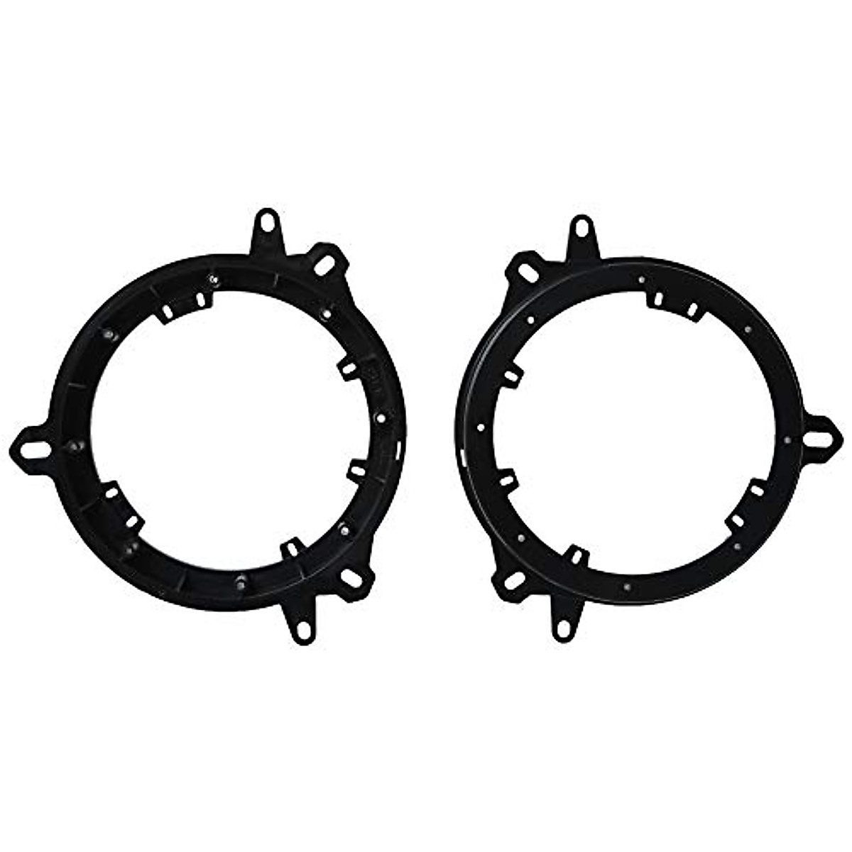 Metra 82-8148 6" to 6-3/4" Speaker Adapter for Select Toyota/Lexus/Scion 1998-Up Vehicles, Black & 72-8104 Speaker Connector for Select Toyota Vehicles