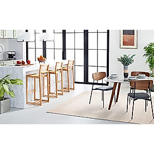 SAFAVIEH Kenya Collection 6' x 9' Ivory KNY952A Hand-Knotted Premium Wool Area Rug