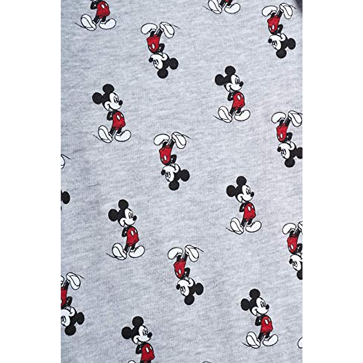 Disney Baby Boys Romper - 2 Pack Short Sleeve Baby Jumpsuit with Snap Closure - Cozy Baby Bodysuit for Boys (Newborn/Infant), Size 18M, Mickey Black/White/Grey Multi