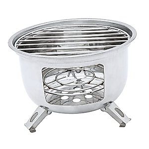 1 Set Grill Outdoor Grill Accessories Portable Burner Portable Charcoal Grill Backpacking Gas Stove Charcoal Grill Smoker Charcoal Bbq Grill Stove Round Barbecue Stove Bbq Stove