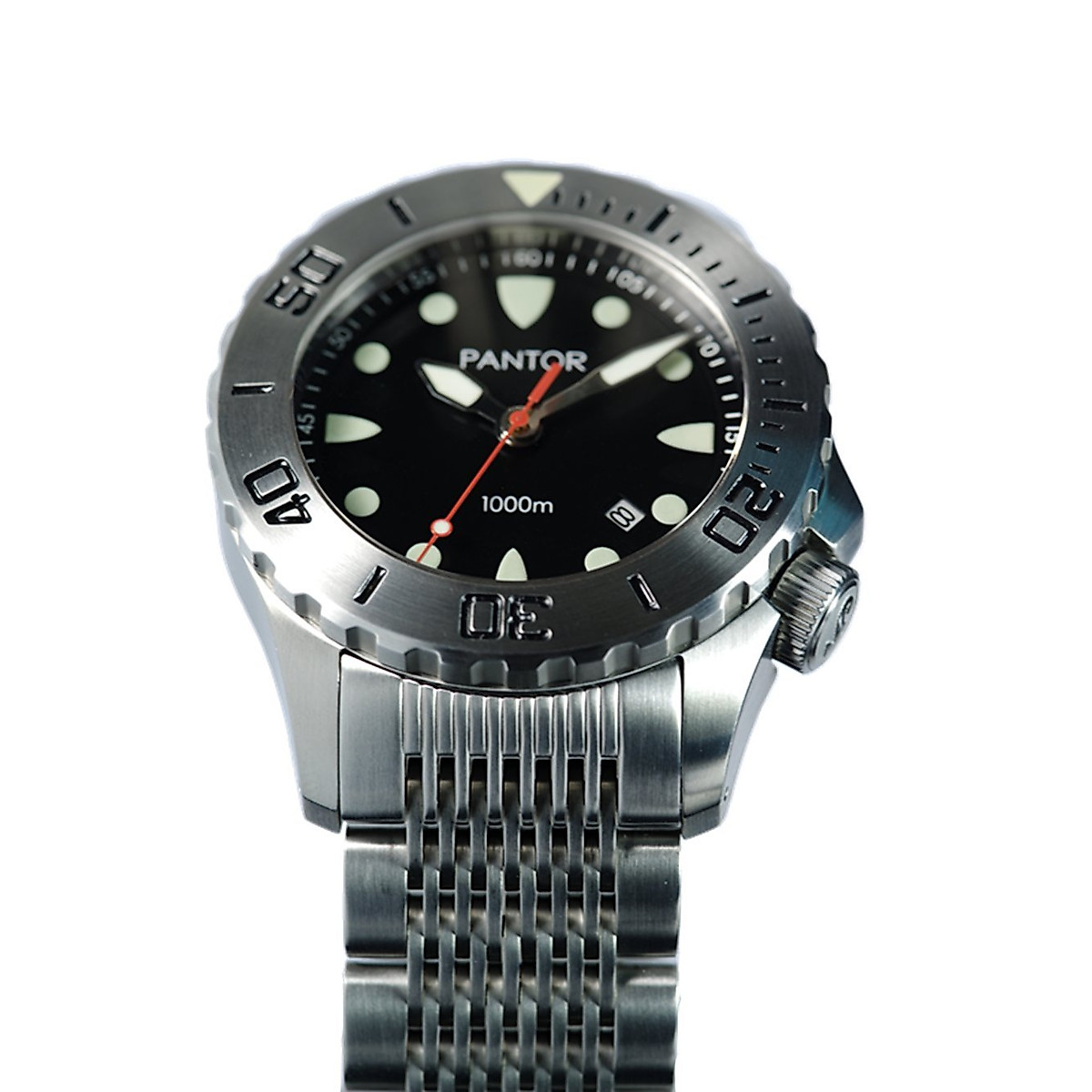 Pantor Seahorse Dive Watch,1000m Auotmatic Diver Watches,Big 45mm Watch Men (Seahorse002)
