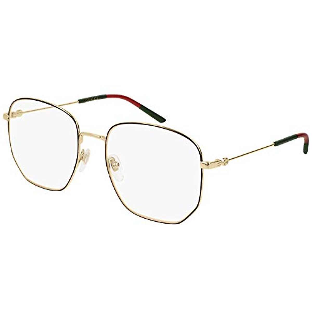 Gucci GG0396O Sophisticated 80's Octagonal Eyeglasses 56mm