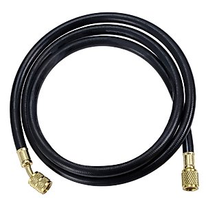 R410A AC Refrigerant Charging Hoses, 59“ HVAC Charging Hose with 1/4’’ SAE Female Flare, 800PSI Working Pressure for R410A R22 R134A R12 R502 Air Condition System Maintenance