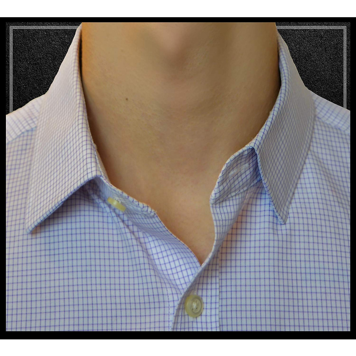 Fashion Anchor | 1 Pack of 36 Collar Stays for Men | No metal. No magnets. Just hold. | With discrete carrying sleeve