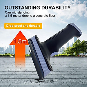 YANZEO SR290 UHF RFID Reader Handheld Terminal Barcode Scanner 1D/2D QR Barcode Reader Bluetooth 2.4 GHz+Wired USB Bar Code Reader for Jewelry/Clothing/Shoe Store, Supermarket, Warehouse