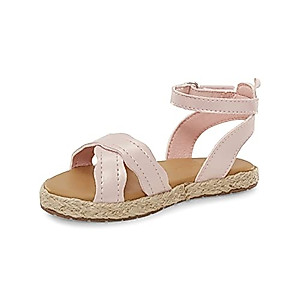 OshKosh B'Gosh Girls Kina Sandal, Pink, 6 Toddler