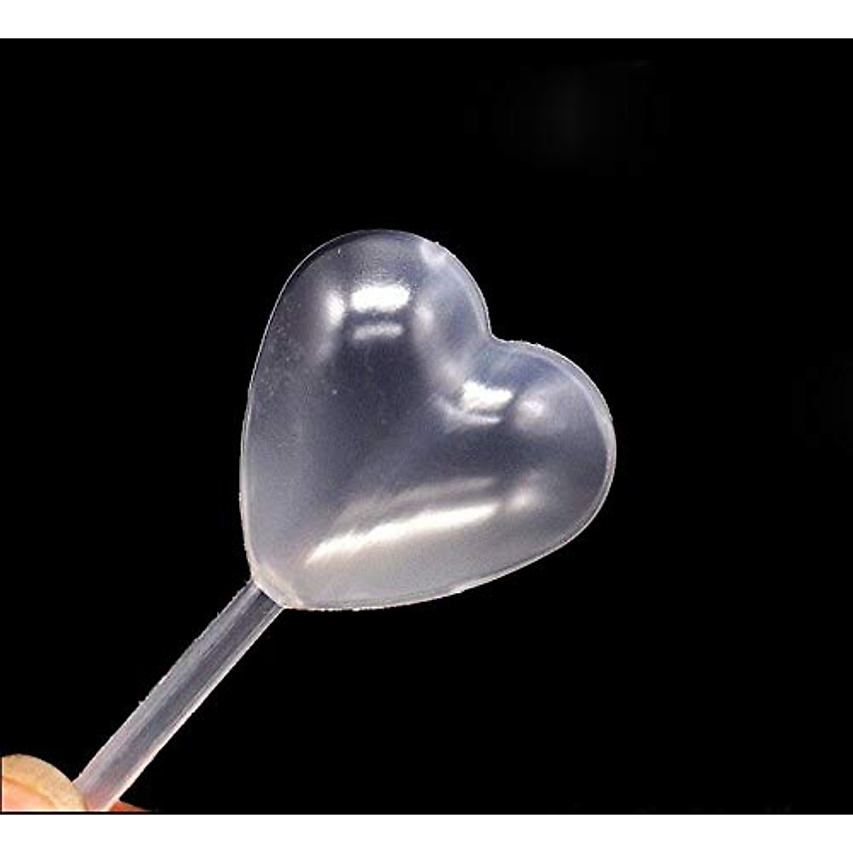 100 Pcs 4ml Heart Shape Plastic Dropper Disposable Liquid Essential Oil Transfer Dropper Pipettes Plastic Squeeze Transfer Pipettes for Cupcakes Lollipops Ice cream