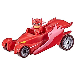 PJ Masks Toys Owlette Deluxe Vehicle with Flapping Wings and Owlette Action Figure, Preschool Toys for 3 Year Old Boys and Girls and Up
