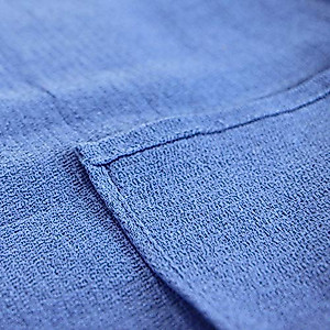 Arkwright Huck Absorbent Cleaning Towels - (Case of 120) Lint Free Auto Detailing Microfiber Cloth Perfect for Windows, Metal, Glass, and Ceramic, 16 x 26, Blue