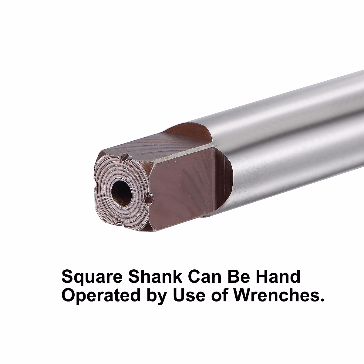 uxcell Hand Reamers Set H8 Accuracy Alloy Tool Steel 6 Flutes Straight Shank Milling Cutter Tool 10pcs (3mm, 4mm, 5mm, 6mm, 7mm, 8mm, 9mm, 10mm, 11mm, 12mm)