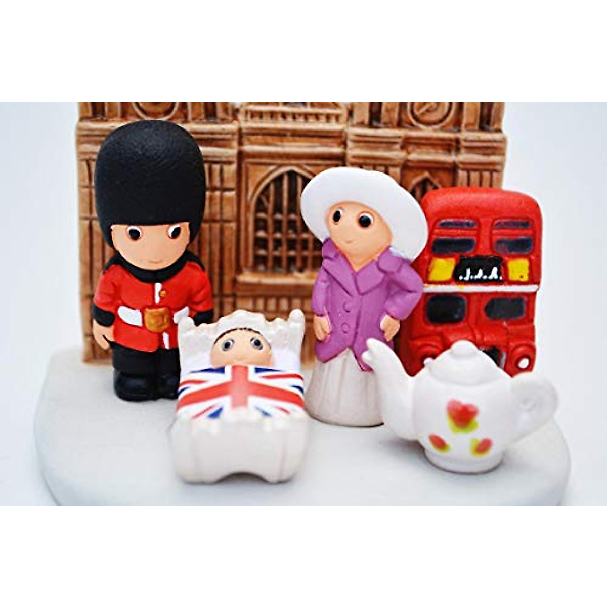 London Nativity Scene - Handmade in Clay - 1 block - 3.4"X2.4"X3.4" high, UK, Great Britain, Westminster Abbey