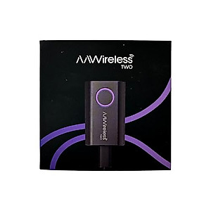 AAWireless Two - Android Auto Wireless Adapter - Convert Factory Wired Android Auto to Wireless - Multifunctional Button - Easy Plug and Play Setup - Seamlessly Connect Via Bluetooth - Made in Europe