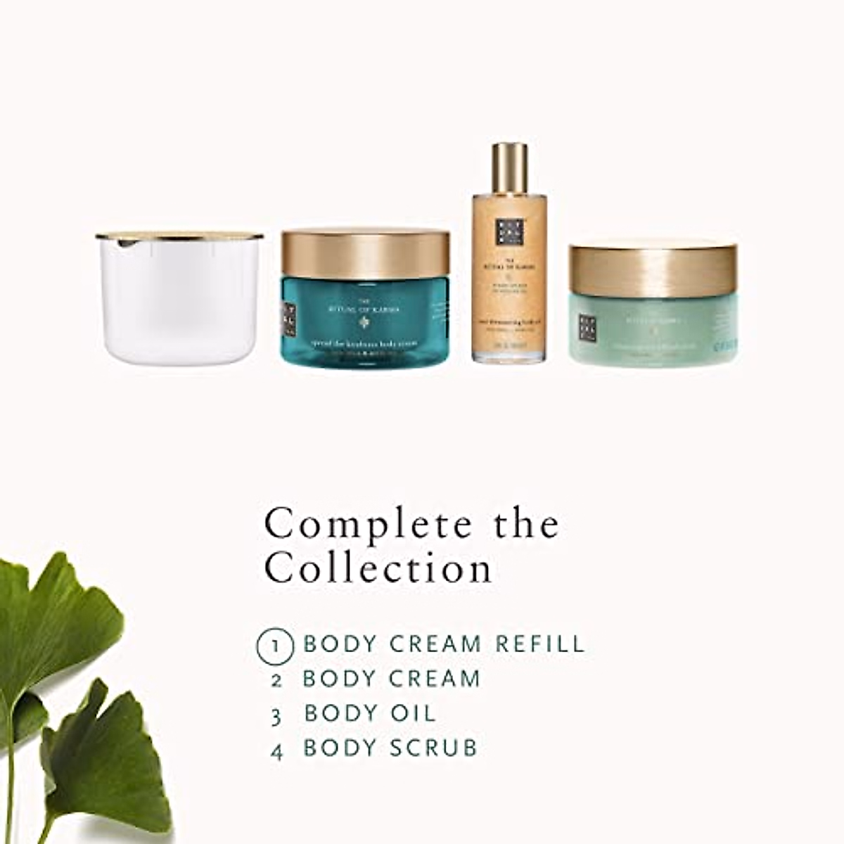 RITUALS Karma Soothing Body Cream Refill - Nourishing Cream with Holy Lotus & White Tea - 7.4 Fl Oz