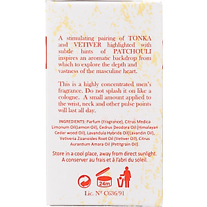 MAROMA Tonka Vetiver Perfume, 10 ML