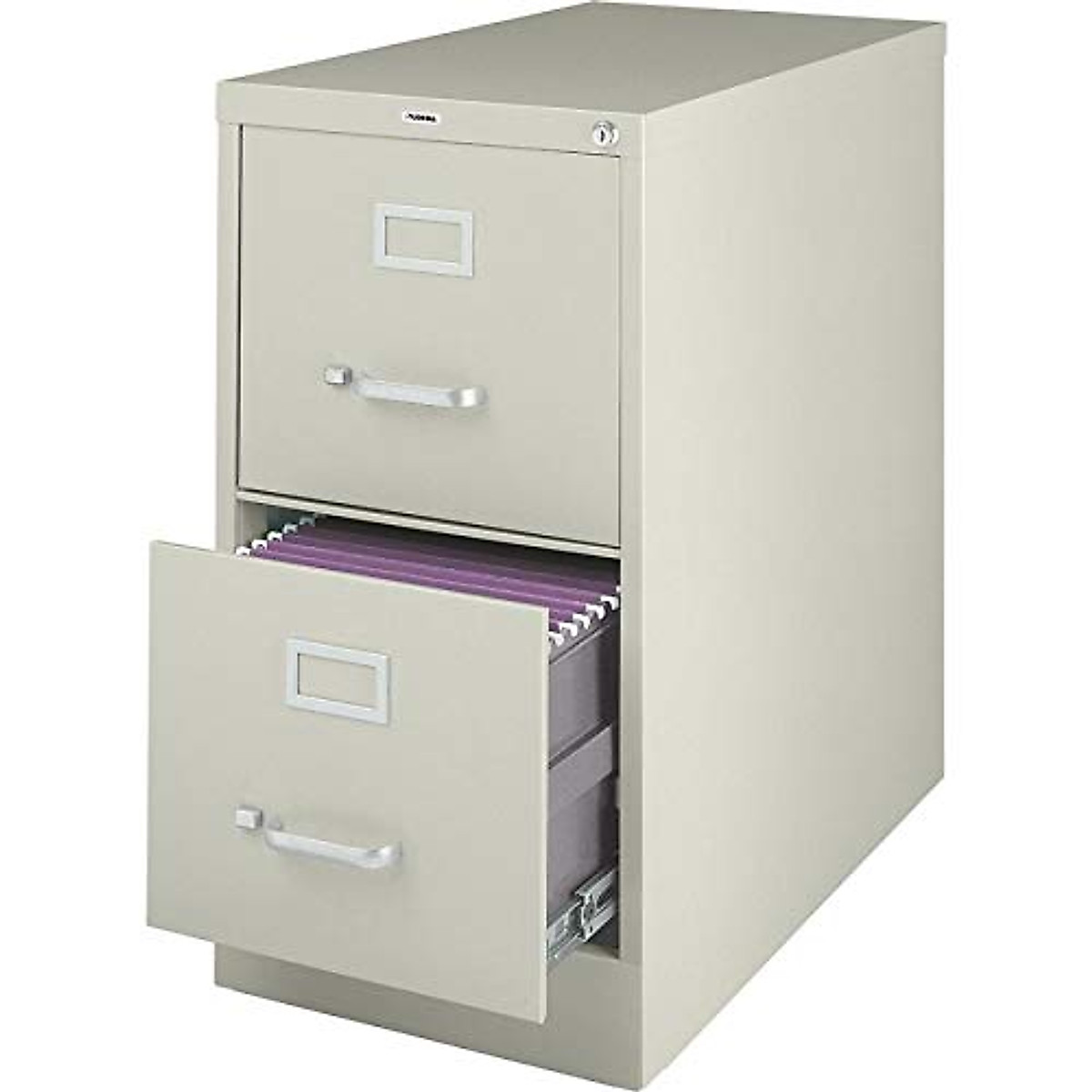 Lorell Fortress File Cabinet, Putty