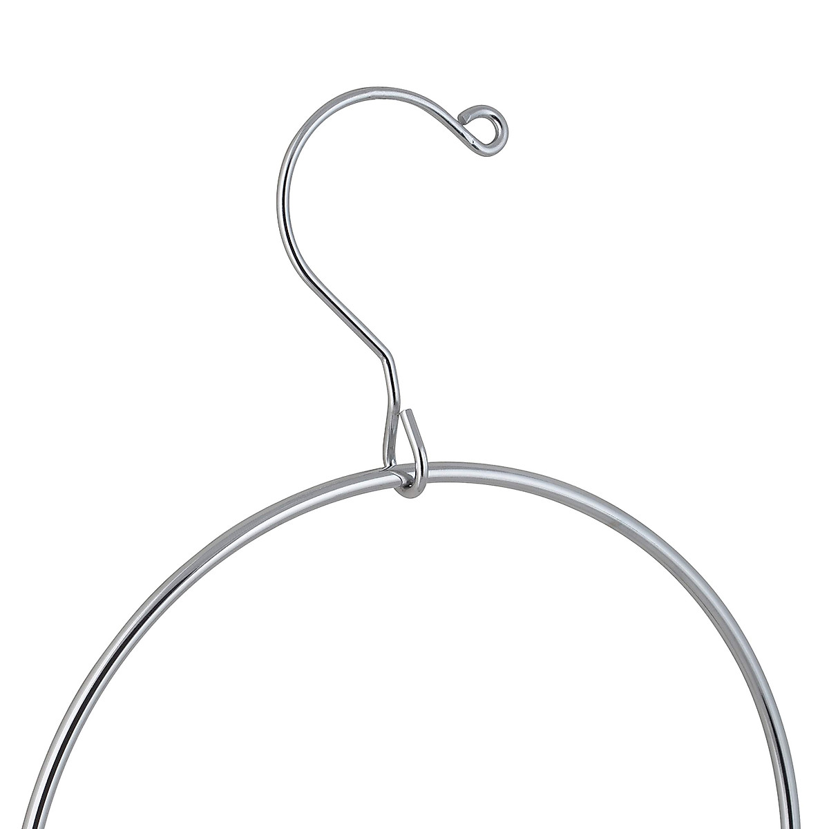 Organize It All Belt/Scarf Ring Hanger, Closet Storage, Rubber Coated Opening, Free Spinning