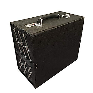 TFCFL Sunglasses Organizer, Sunglasses Slot Display Case,Sunglasses Jewelry Collection Storage Holder Box with Clear Glass Lid PU (48 Slots)