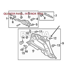 Rexka 30pcs Center Console Radio DVD Dash Panel Switch Bezel Clip Body Trim Retainer Compatible with Ford Mercury Mustang Edge Escape Expedition F-150 Explorer Jeep Dodge Challenger