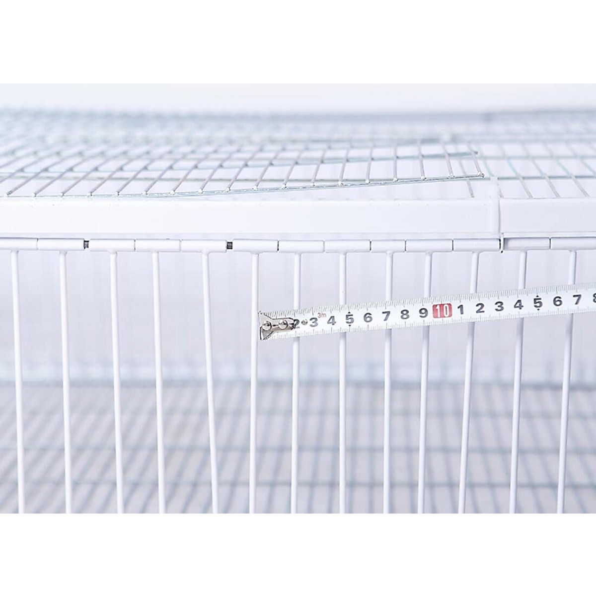 Big Foldable Galvanised Pigeon Dove Bird Trap Cage Feral Pigeon Humane Way with The one-Way Entrance Trapping Pigeons Doves in Cages (40x40x26 4Entrance)