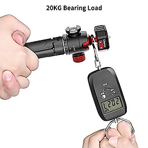 ULANZI Ball Head with Claw Super Quick Release Design, Professional Metal 360° Rotating Panoramic Ball Head with Cold Shoe, Up 44.1lbs Load, for Tripod,Monopod,Slider,DSLR Camera (U-100)