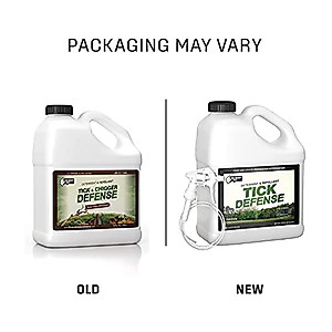 Exterminators Choice Tick Defense Spray - 1 Gallon Size with A Spray Nozzle - Non-Toxic Tick Repellent - Quick Pest Control - Keeps Ticks Away - Ideal for Outdoor Patio - Effective Yard Spray