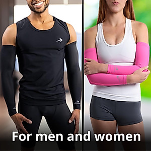 Compression Arm Sleeves for Men & Women - UV Protection Sleeves to Cover Arms