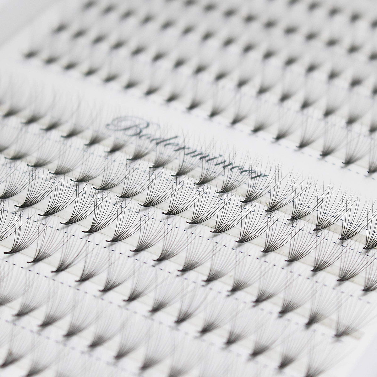 Dedila Short Stem Nature Long 10D Premade Fans Dramatic Volume Eye Lashes Extensions Thickness 0.07mm D Curl Soft and Light Weight Individual False Eyelashes Cluster (11MM)