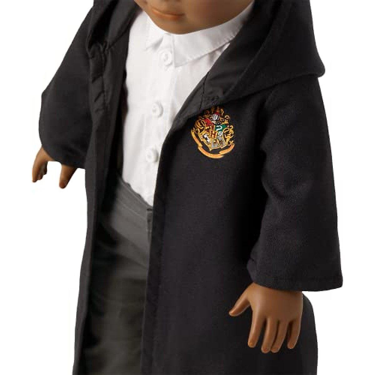American Girl Harry Potter 18-inch Doll Hogwarts Uniform with Pants Outfit and Robe Featuring School Crest, For Ages 6+