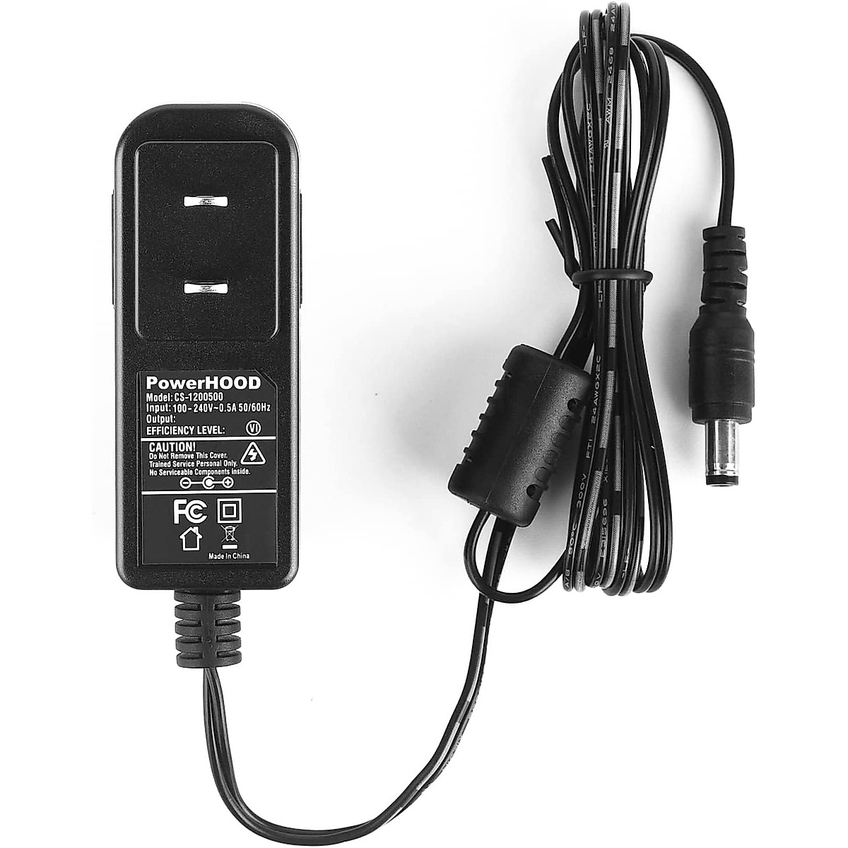 PowerHOOD 6V AC/DC Adapter Compatible with SensorCan 13 Gallon Battery-Free Automatic Sensor Kitchen Trash Can Power Adapter AC Plug Power Supply Cord Battery Charger Cable Mains PSU