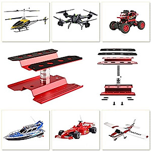 RC Car Tool Kit 25Pcs Hex Nut Drivers Phillips Screwdriver Stand Pliers, Wrench, Reamer, Repair Tools for Rc Car DJI Drone Traxxas Boat Quadcopter Drone Helicopter Airplane (Red)