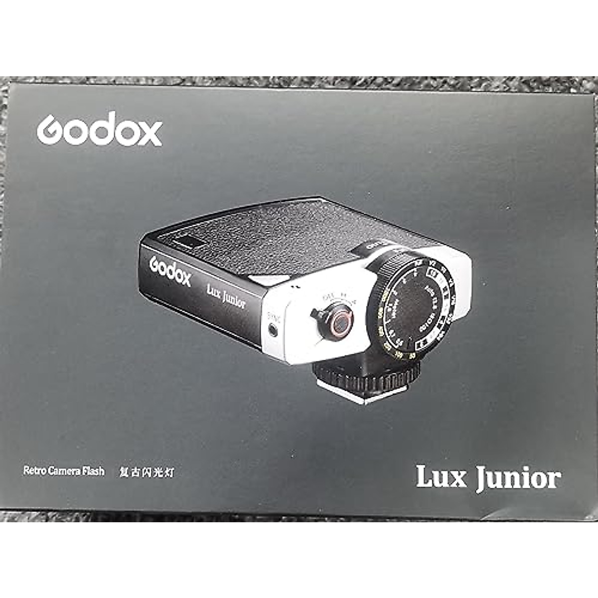 Godox Lux Junior Retro Camera Flash for Canon Sony Nikon Fujifilm Olympus Camera Flash Speedlight Speedlite,GN12 6000K±200K CCT,Auto & Manual Flash 1/1-1/64 Flash Power,for Digital Camera Film Camera