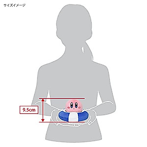 Sanei Boeki Kirby 30th Plush Toy, Hole in One, Height 3.7 inches (9.5 cm)