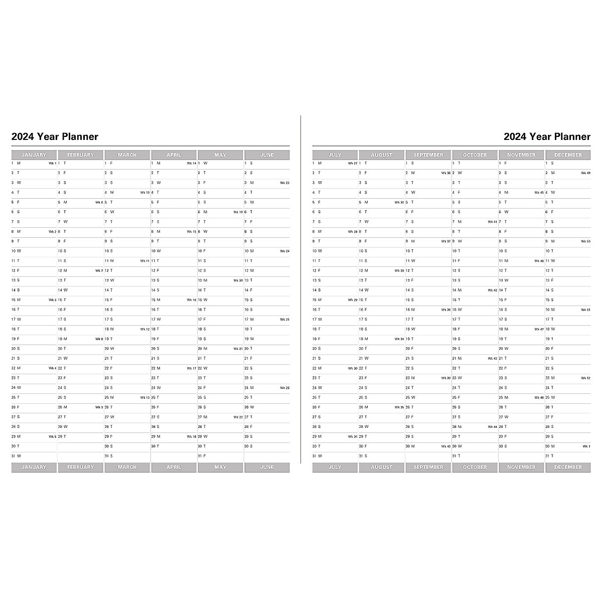 Letts Classic Quarto 2024 vertical week to view with appointments diary - black
